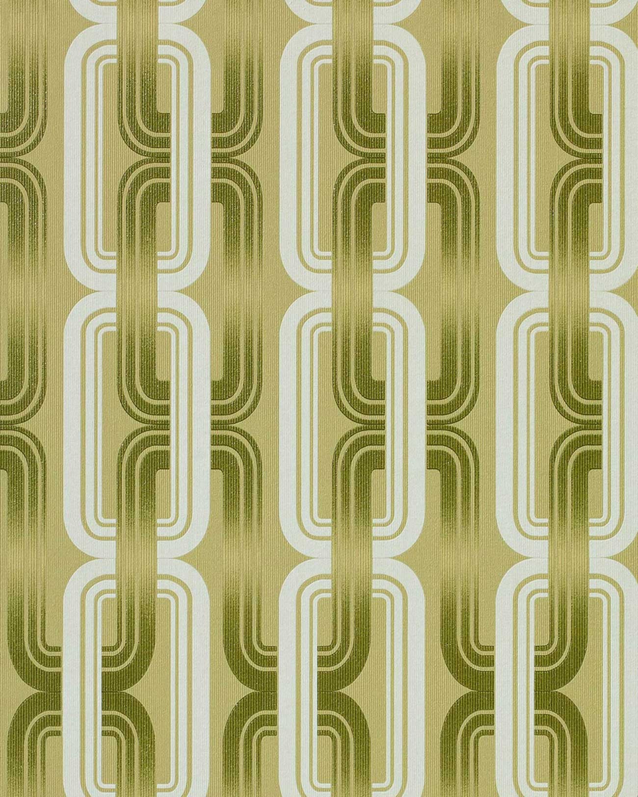 EDEM 038-25 Papel pintado retro | vintage de los años '70 en verde ... EDEM 038-25 Papel pintado retro | vintage de los años '70 en verde ...